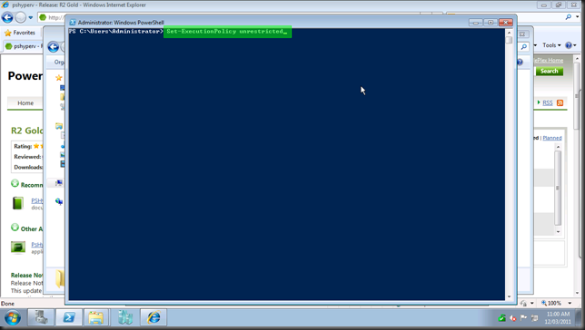 Procedure Install Hyper V Powershell Module